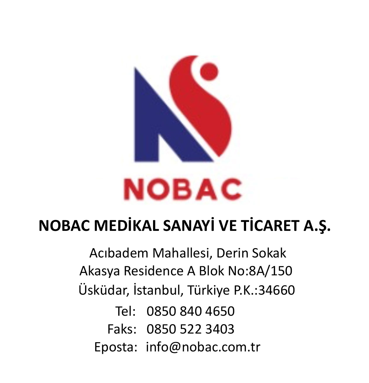 NOBAC MEDİKAL SANAYİ VE TİCARET A.Ş.